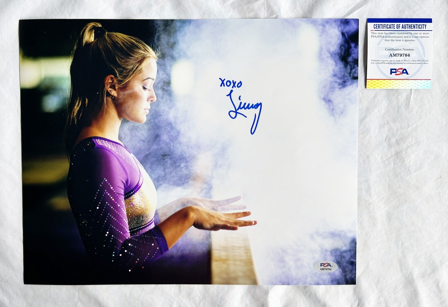 Olivia Dunne Signed 11x14 Photo SI Swim LSU PSA/DNA 2 - Memorabilia For ...