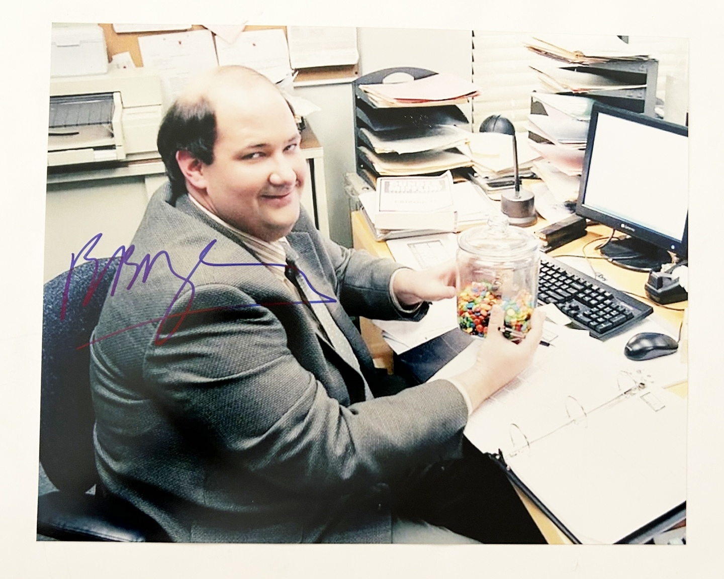 Brian Baumgartner Signed 8x10 Photo Kevin Malone The Office 1 ...