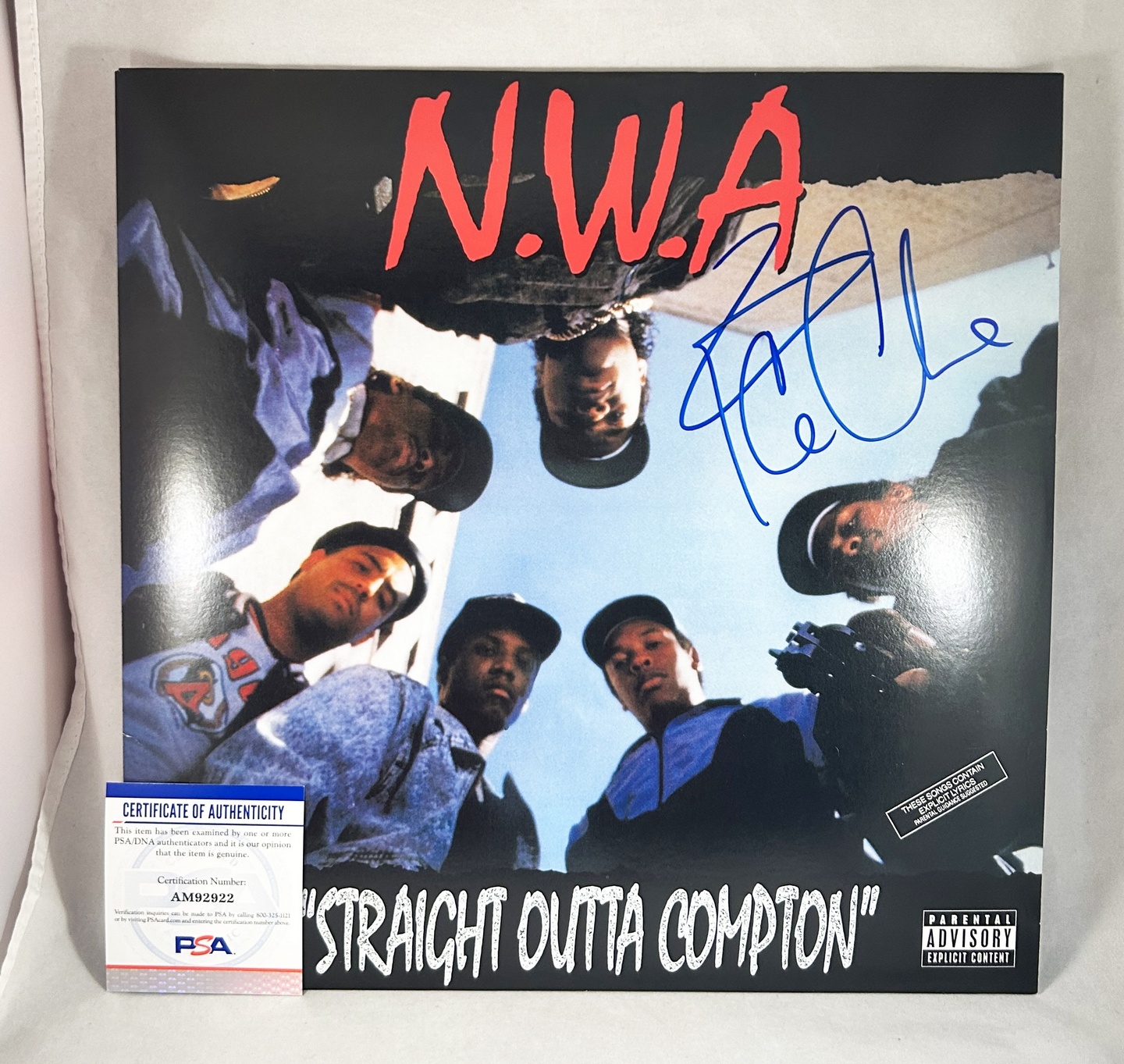 Ice Cube Signed Vinyl LP Album PSA/DNA 2 - Memorabilia For Less