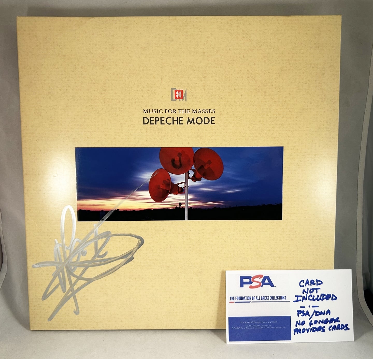 Martin Gore Signed LP Vinyl Depeche Mode Music For The Masses PSA/DNA ...