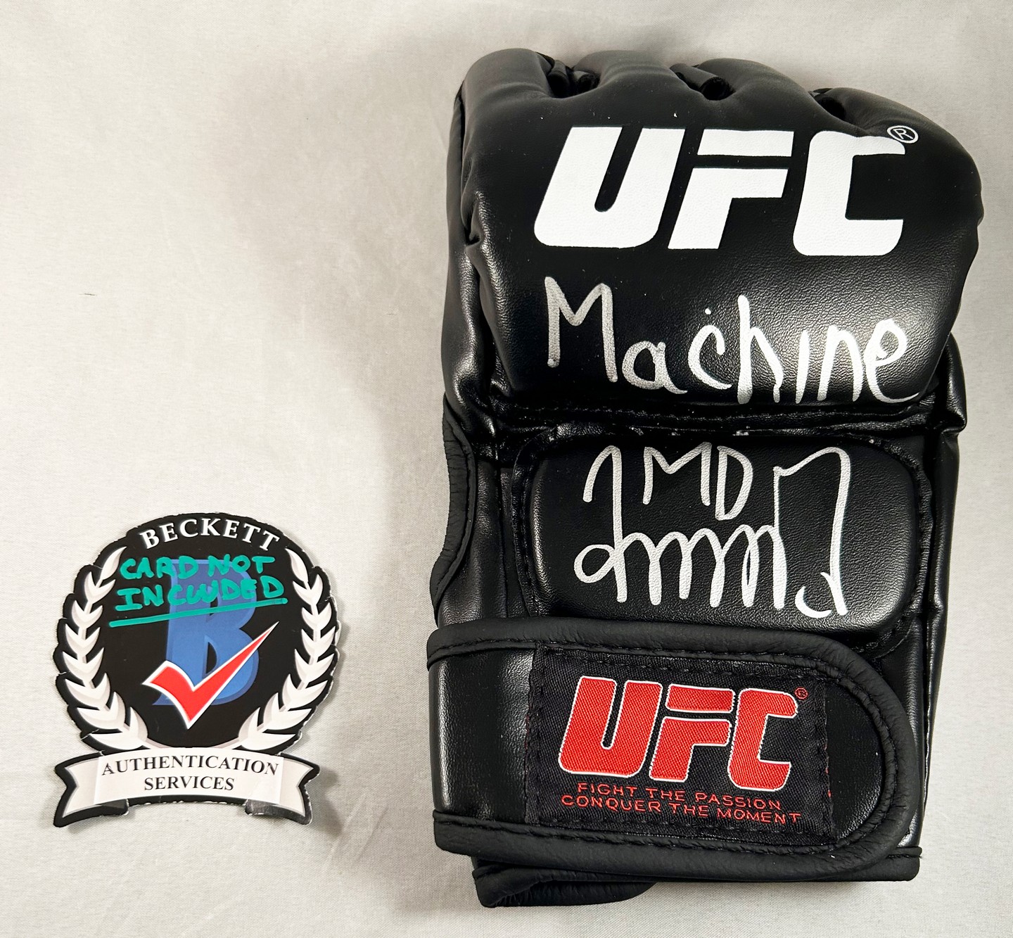 Merab Dvalishvili Signed UFC Glove MMA Beckett BAS 3 - Memorabilia For Less