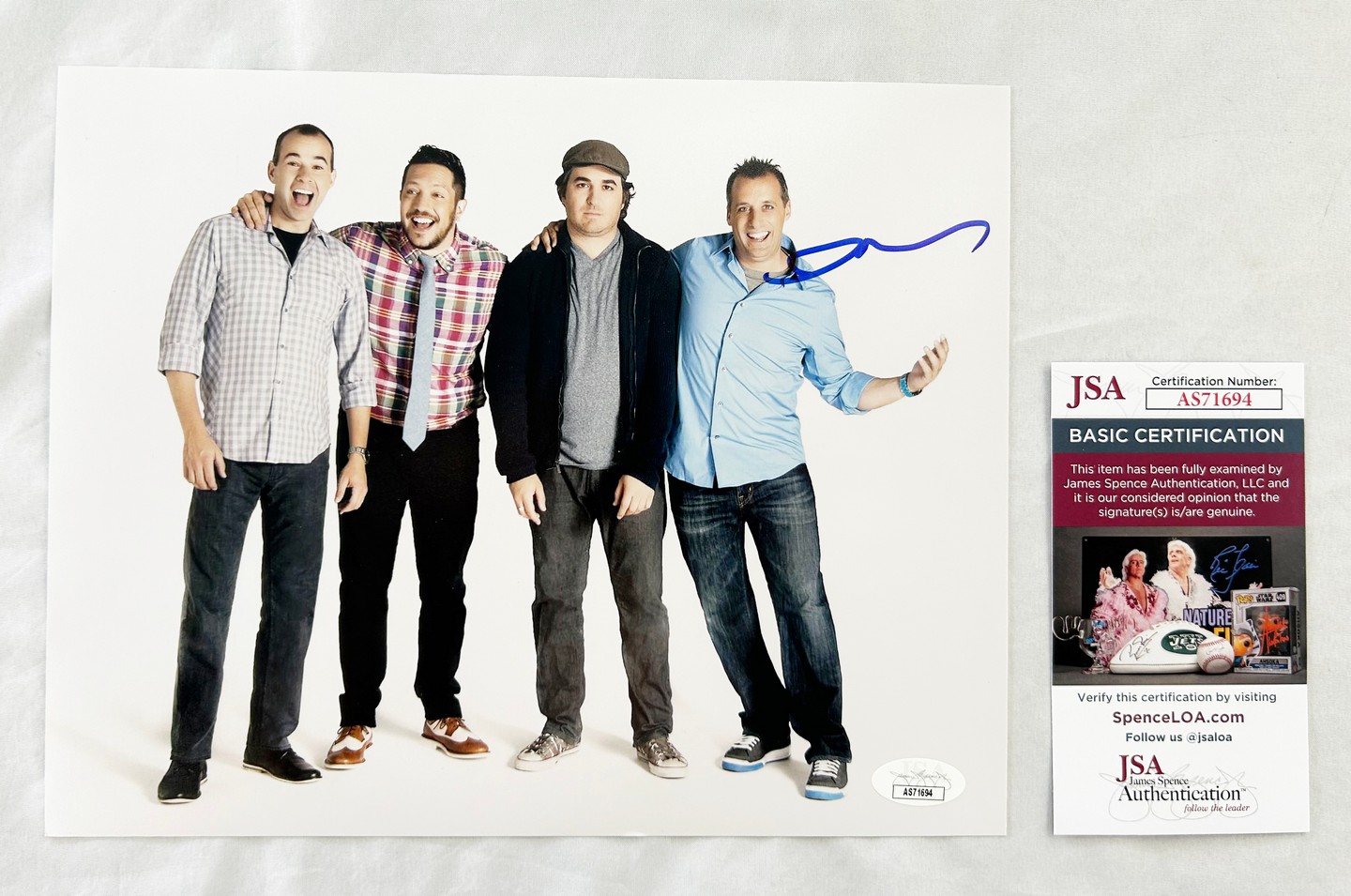 James Murray Signed 8x10 Photo Murr Impractical Jokers JSA ...