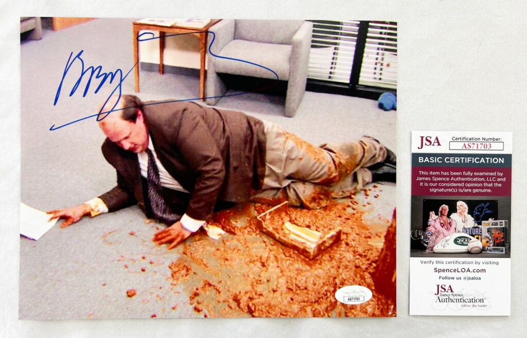 Brian Baumgartner Signed 8x10 Photo The Office JSA 1 - Memorabilia For Less