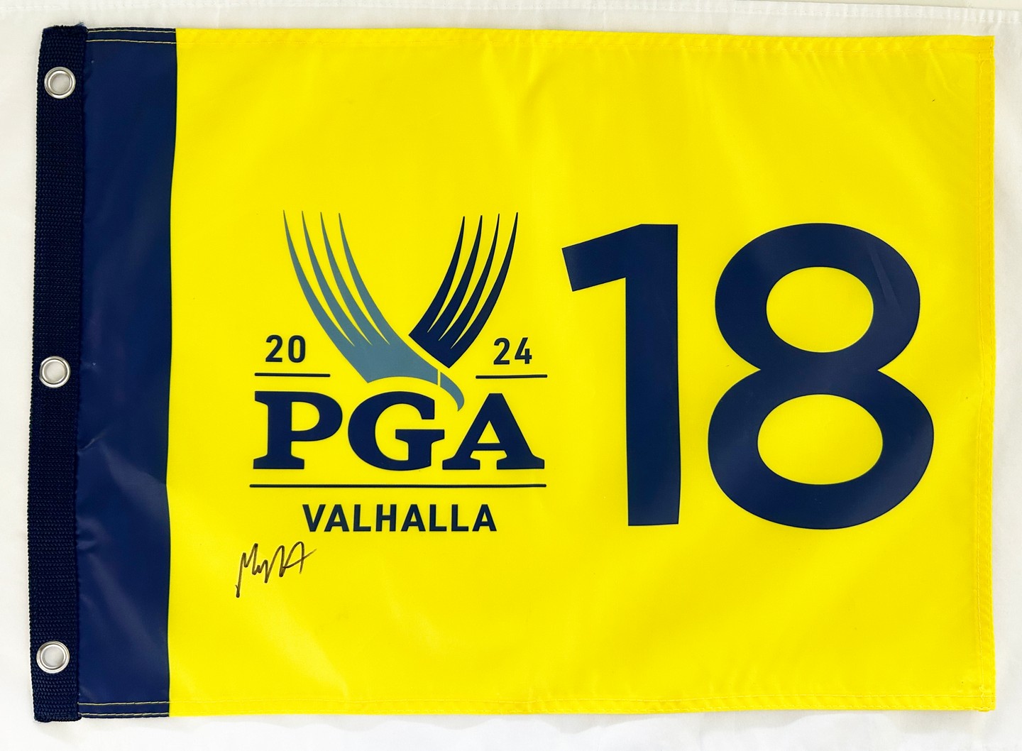 Max Homa Signed 2024 PGA Championship Flag - Memorabilia For Less