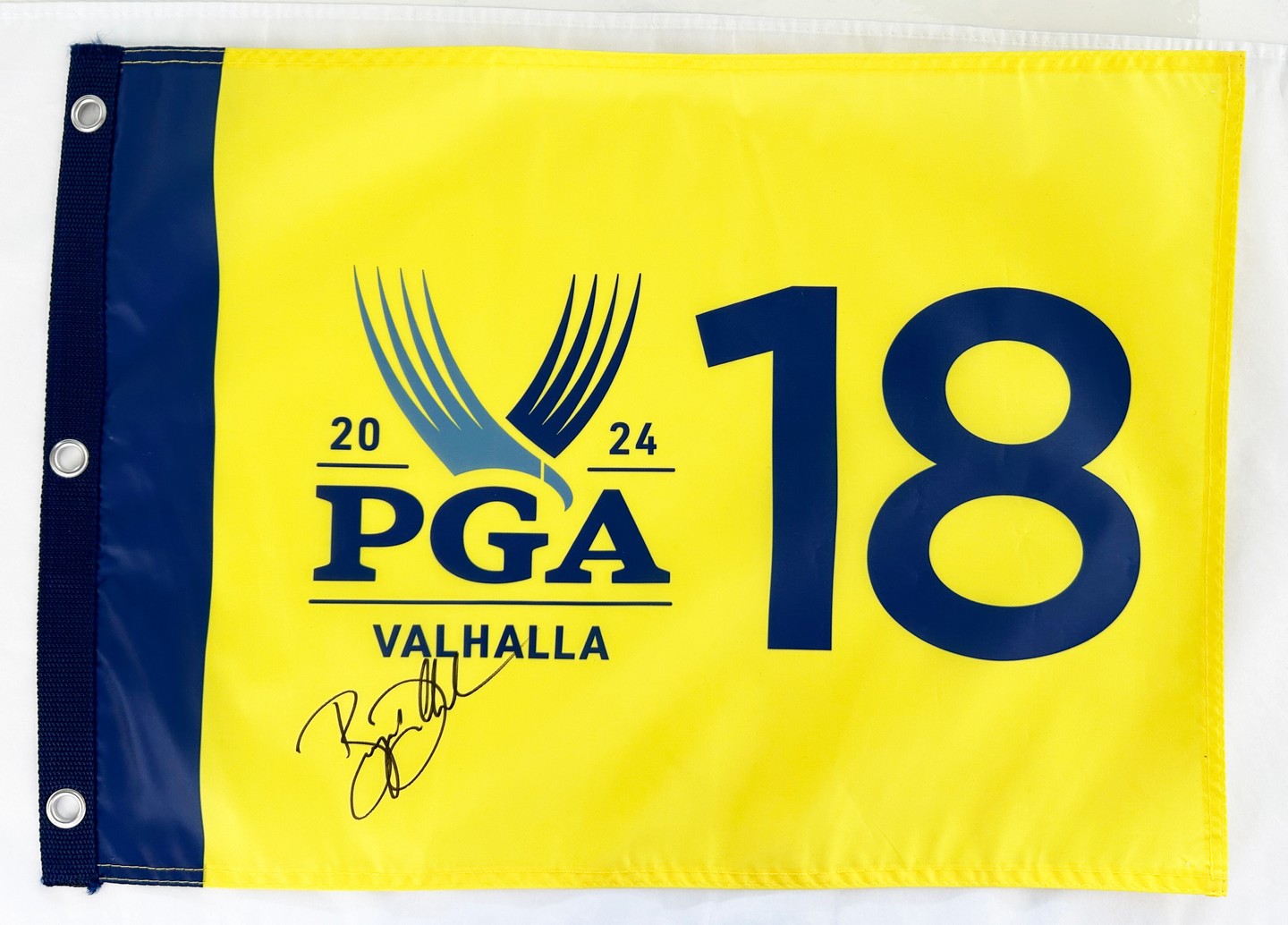 Bryson Dechambeau Signed 2024 PGA Championship Flag - Memorabilia For Less