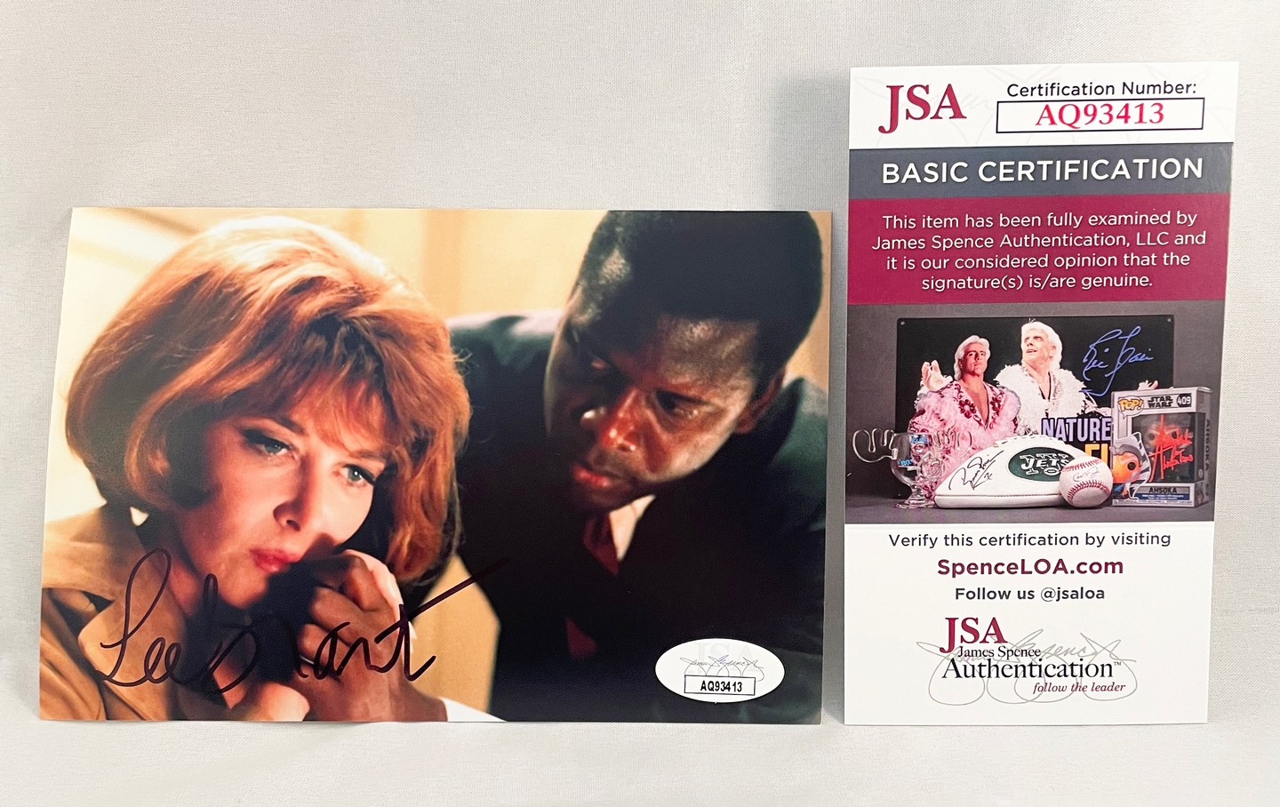 Lee Grant Signed 4x6 Photo JSA - Memorabilia For Less