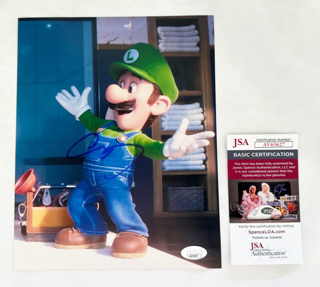 Charlie Day Signed 8x10 Photo Luigi Mario Bros JSA 1 - Memorabilia For Less