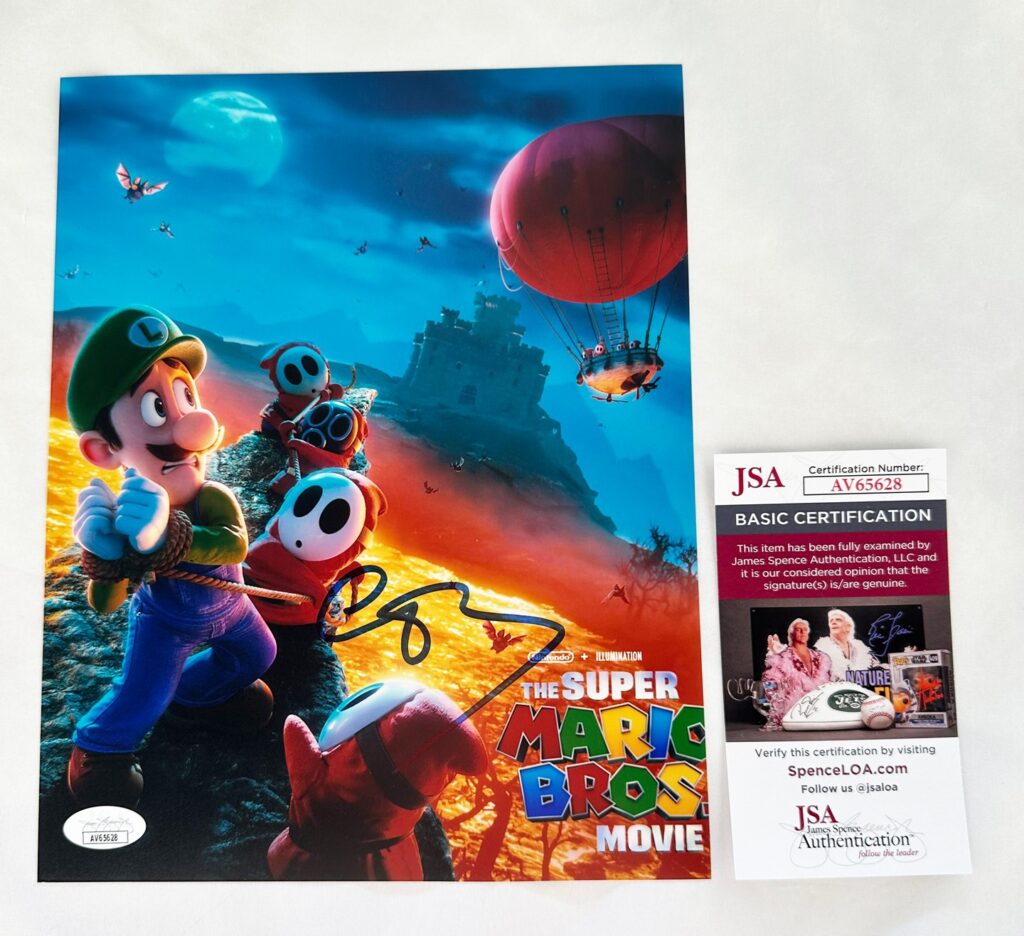 Charlie Day Signed 8x10 Photo Luigi Mario Bros JSA 2 - Memorabilia For Less