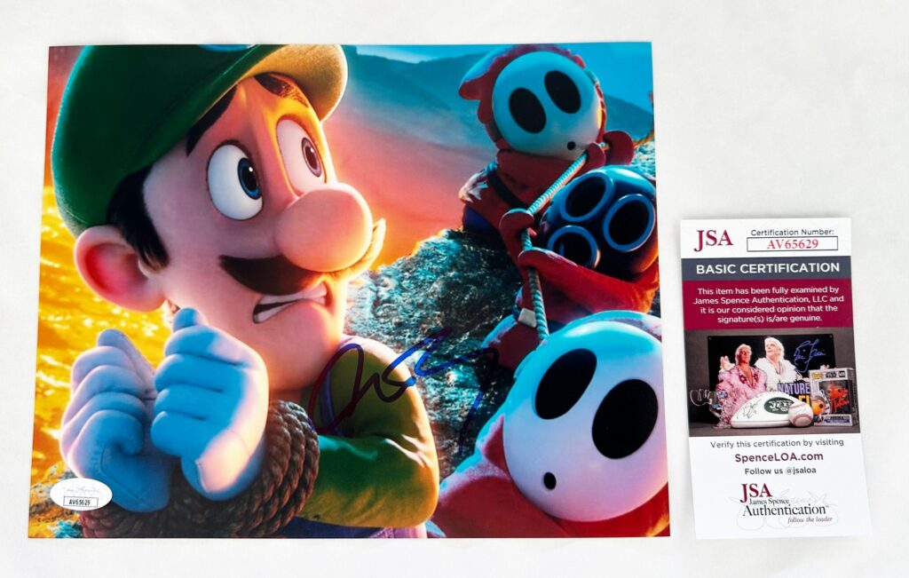 Charlie Day Signed 8x10 Photo Luigi Mario Bros JSA 3 - Memorabilia For Less