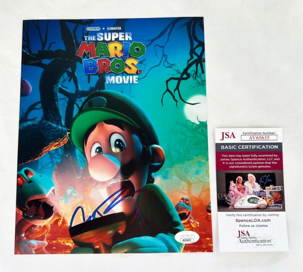 Charlie Day Signed 8x10 Photo Luigi Mario Bros JSA 7 - Memorabilia For Less