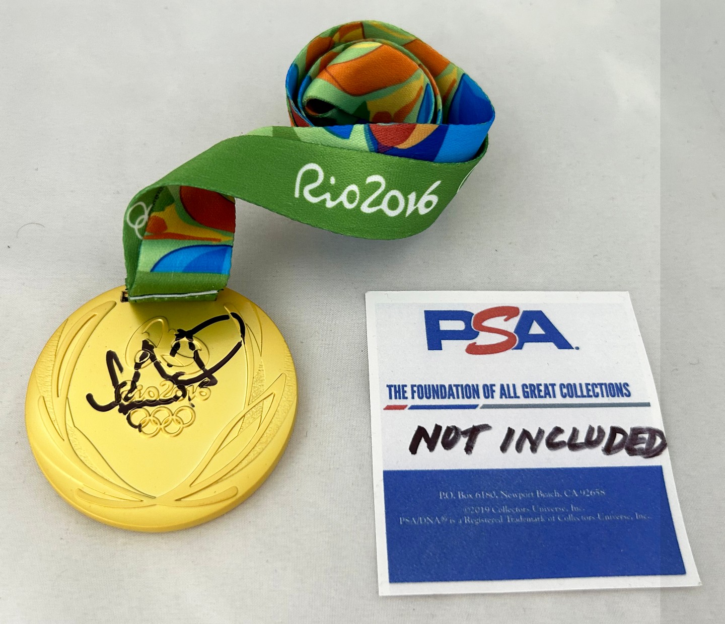Kayla Harrison Signed 2016 Rio Olympics Gold Medal PSA/DNA ...