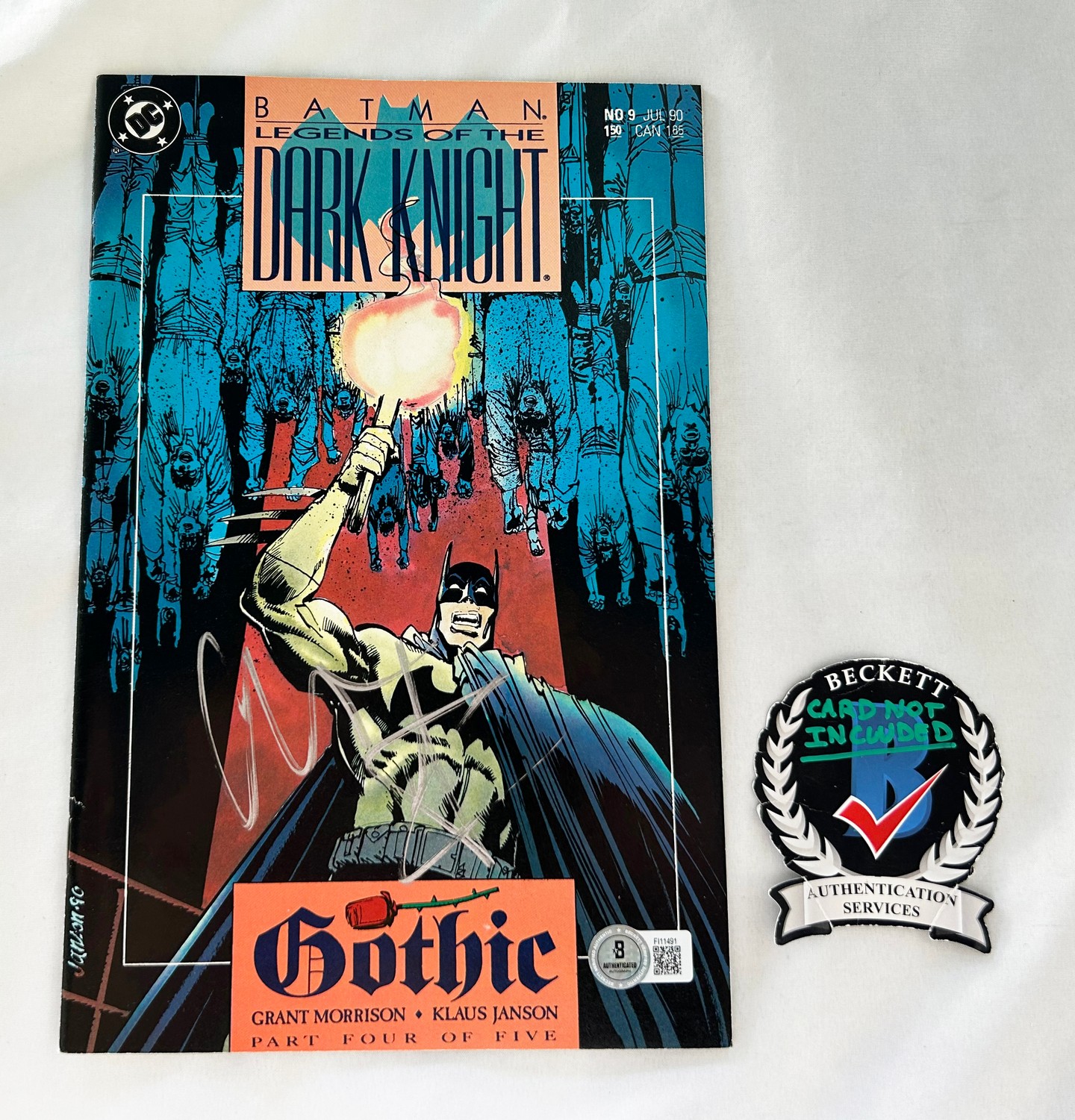 Christian Bale Signed Comic Book Batman Beckett BAS 2 - Memorabilia For ...