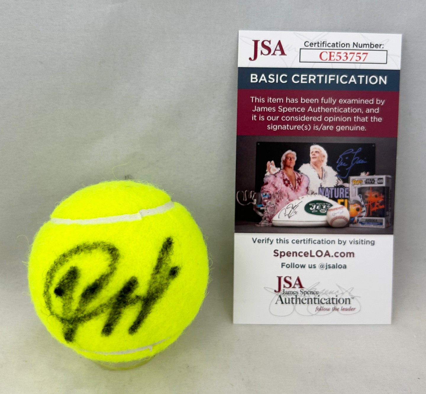 Jessica Pegula Signed Tennis Ball JSA - Memorabilia For Less