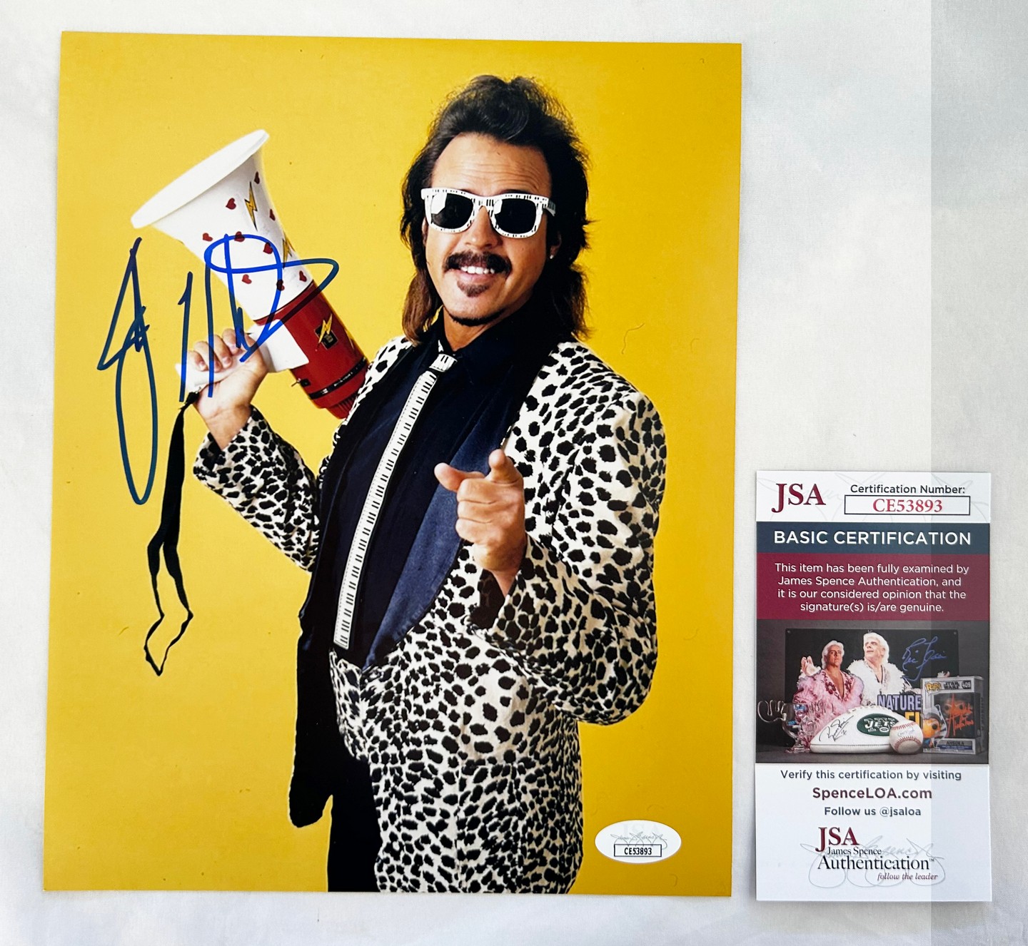 Jimmy Hart Signed 8x10 Photo The Mouth Of The South WWE JSA ...