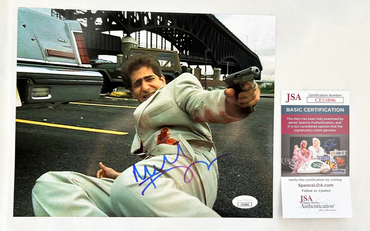 Michael Imperioli Signed 8x10 Photo The Sopranos JSA - Memorabilia For Less
