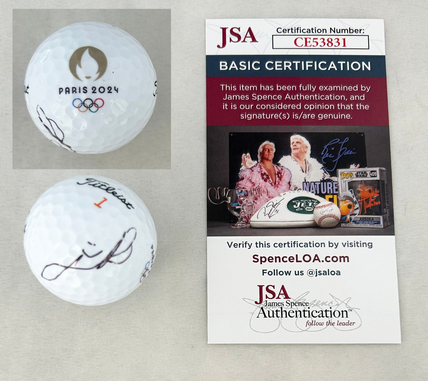 Lydia Ko Signed Golf Ball 2024 Paris Olympics Gold JSA - Memorabilia ...