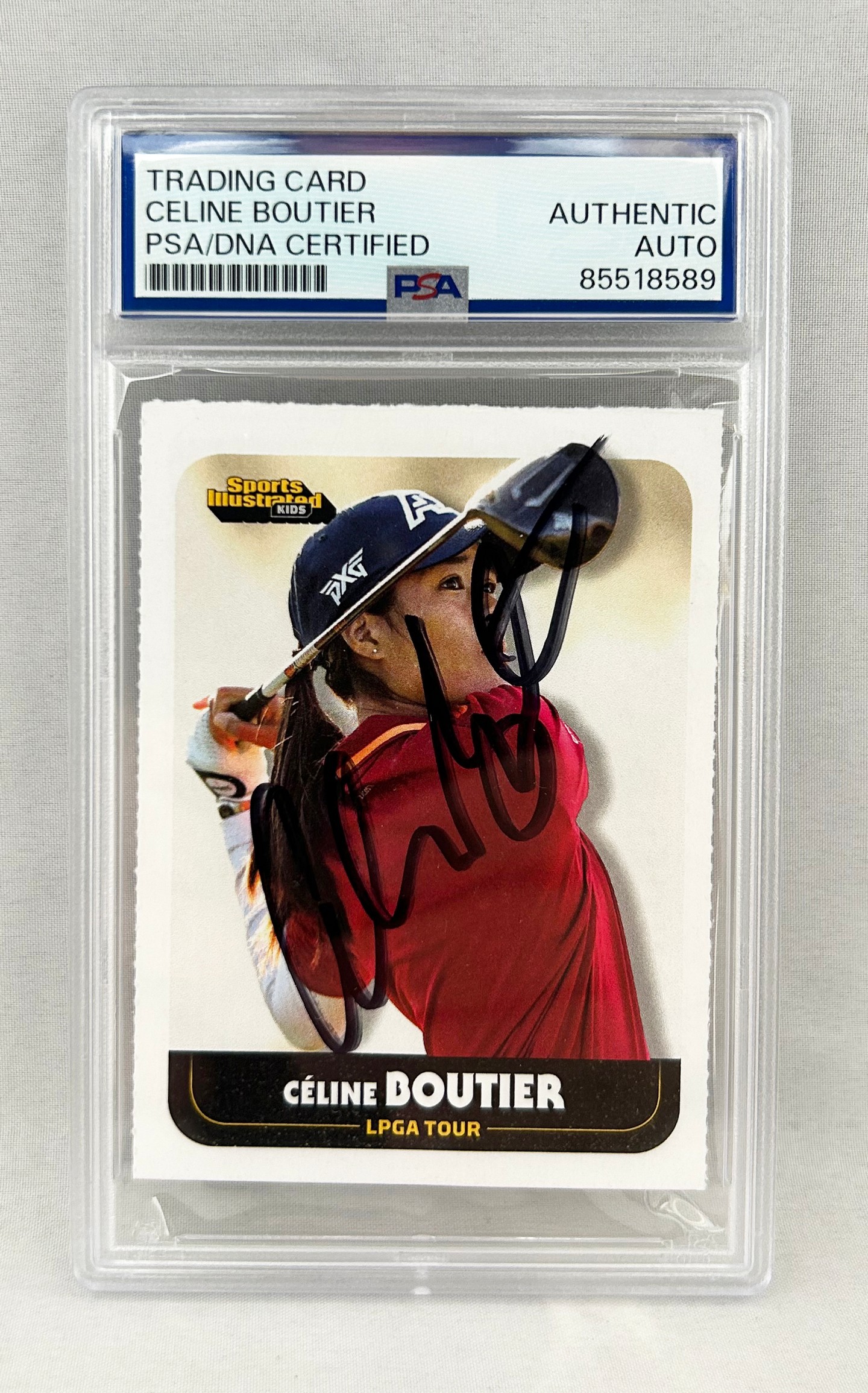 Celine Boutier Signed Rookie Card 2023 SI for Kids #1112 PSA/DNA ...