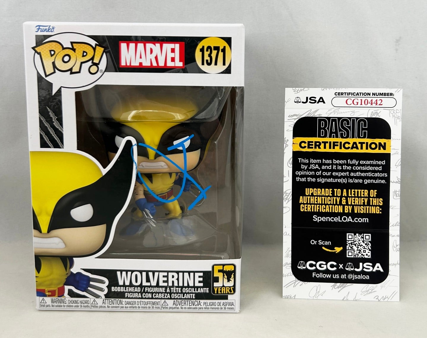 Hugh Jackman Signed Funko Pop X-Men Wolverine #1371 JSA - Memorabilia ...