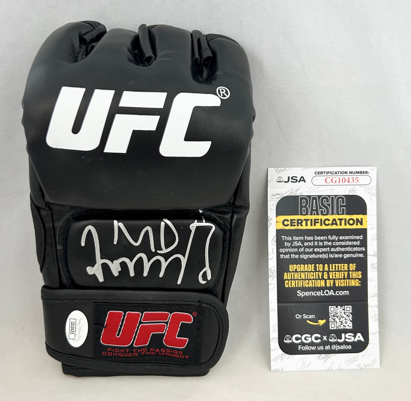 Merab Dvalishvili Signed UFC Glove JSA 1 - Memorabilia For Less