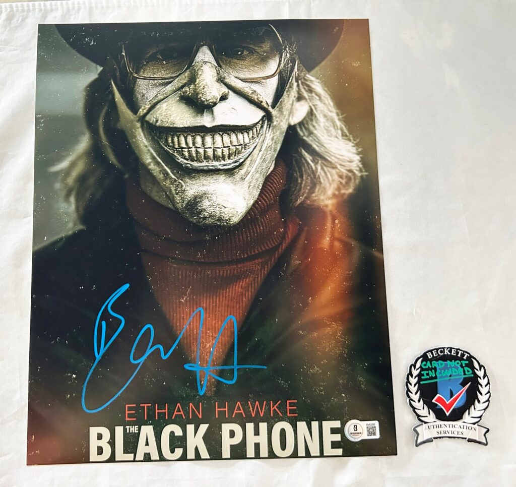 Ethan Hawke Signed 11x14 Photo Black Phone Beckett BAS - Memorabilia ...